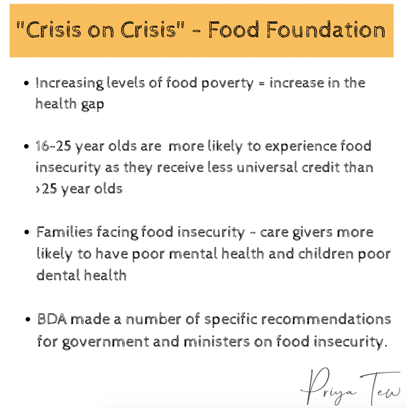 What is food insecurity and how to help. - Dietitian UK