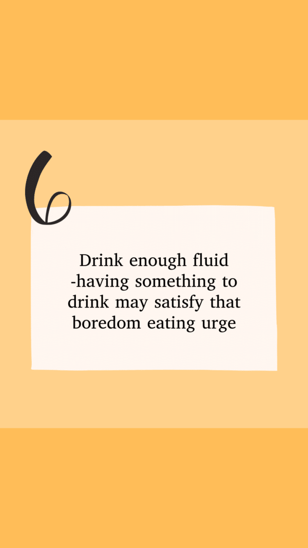 How to stop boredom eating - Dietitian UK