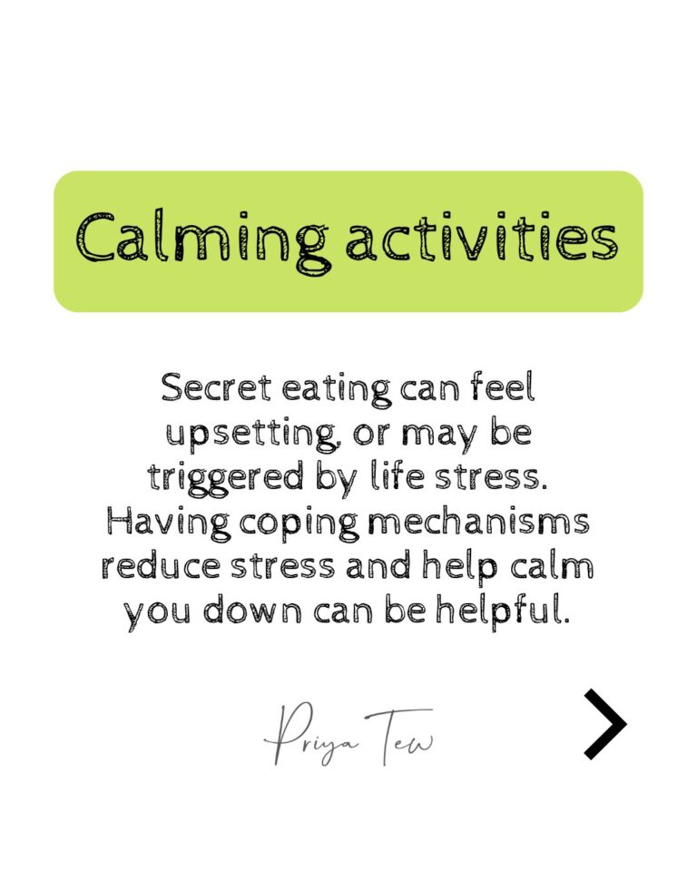 Secret eating and how to manage it. - Dietitian UK