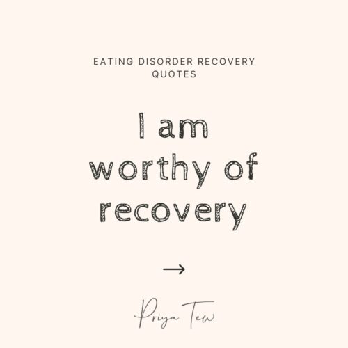 Eating Disorder Recovery Quotes