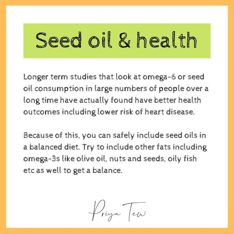 Are Seed Oils bad for my health and toxic? - Dietitian UK